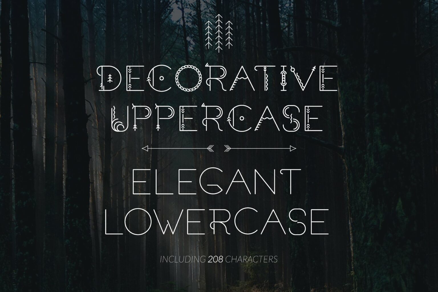 Sacred North Display Font + Extras – MasterBundles