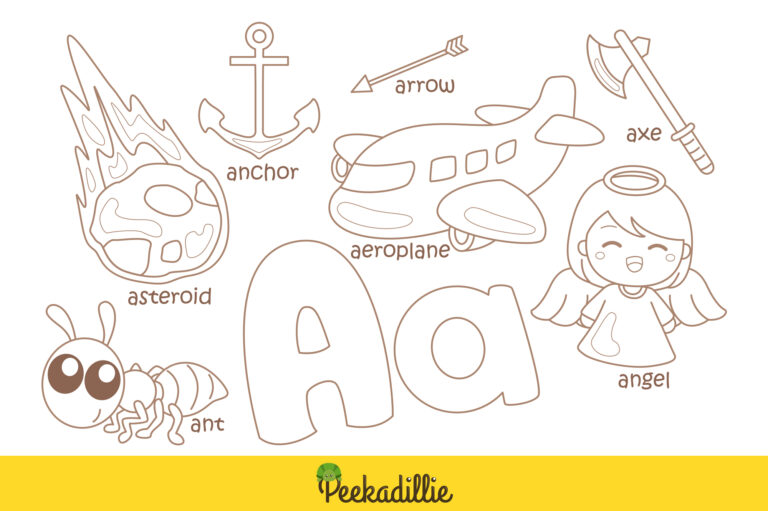 A For Vocabulary School Letter Reading Writing Font Study Learning ...