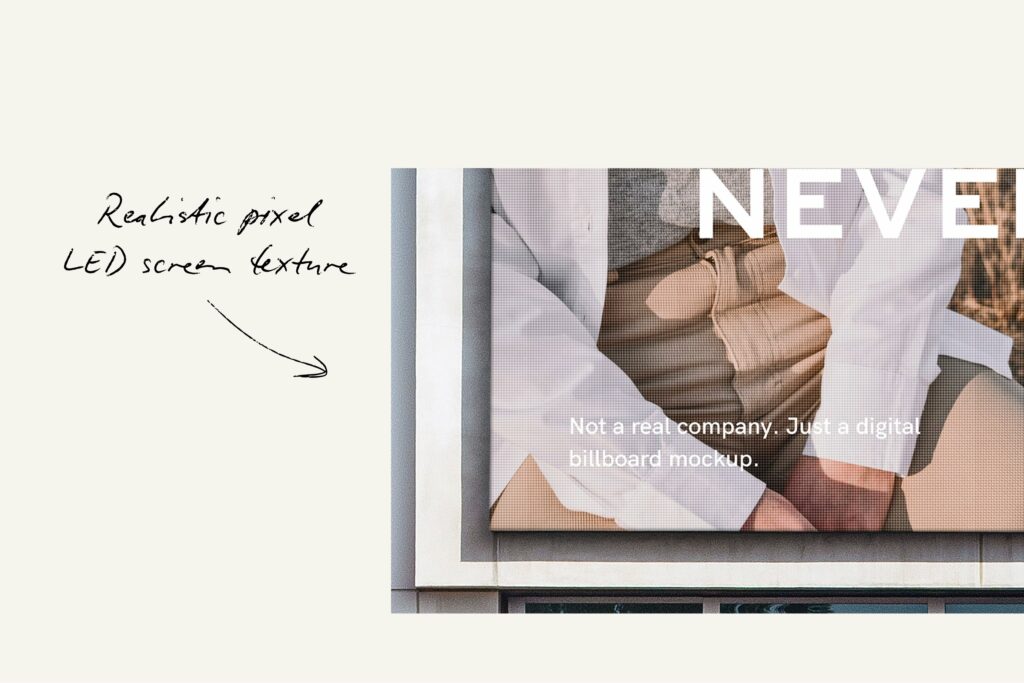 Outdoor Digital Billboard PSD Mockup – MasterBundles