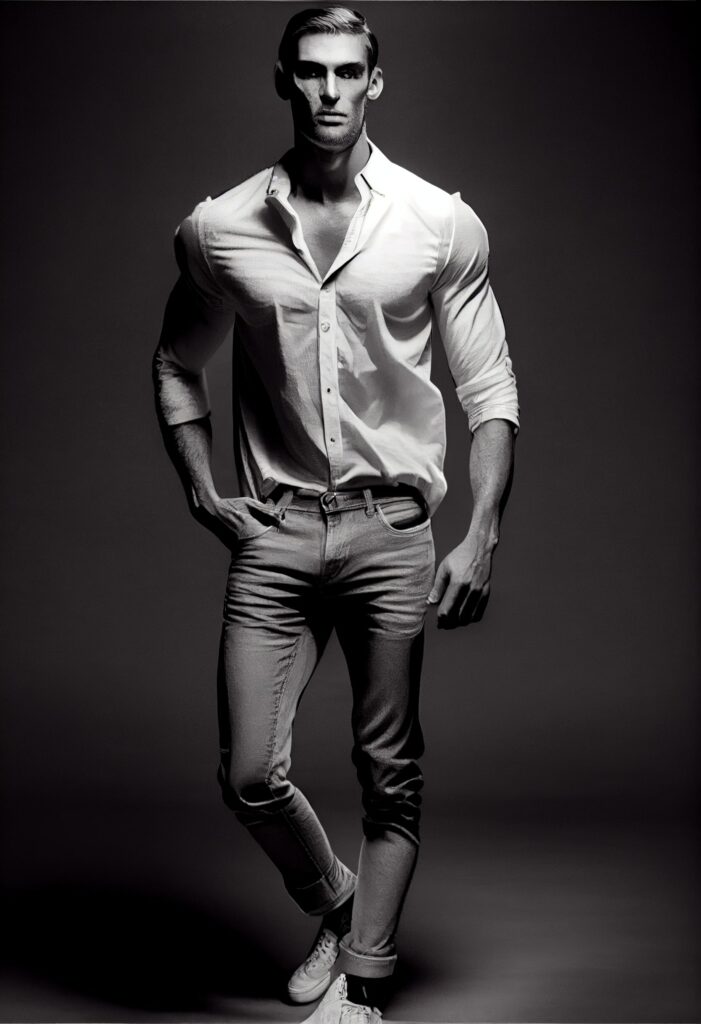 Male Fashion Photography Midjourney Prompt - MasterBundles