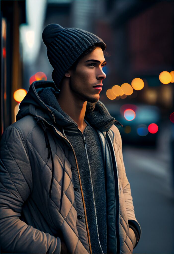 Male Model Photography Midjourney Prompt - MasterBundles