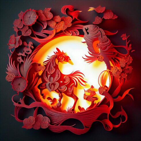 Papercut Art Seasonal Midjourney Prompt - MasterBundles