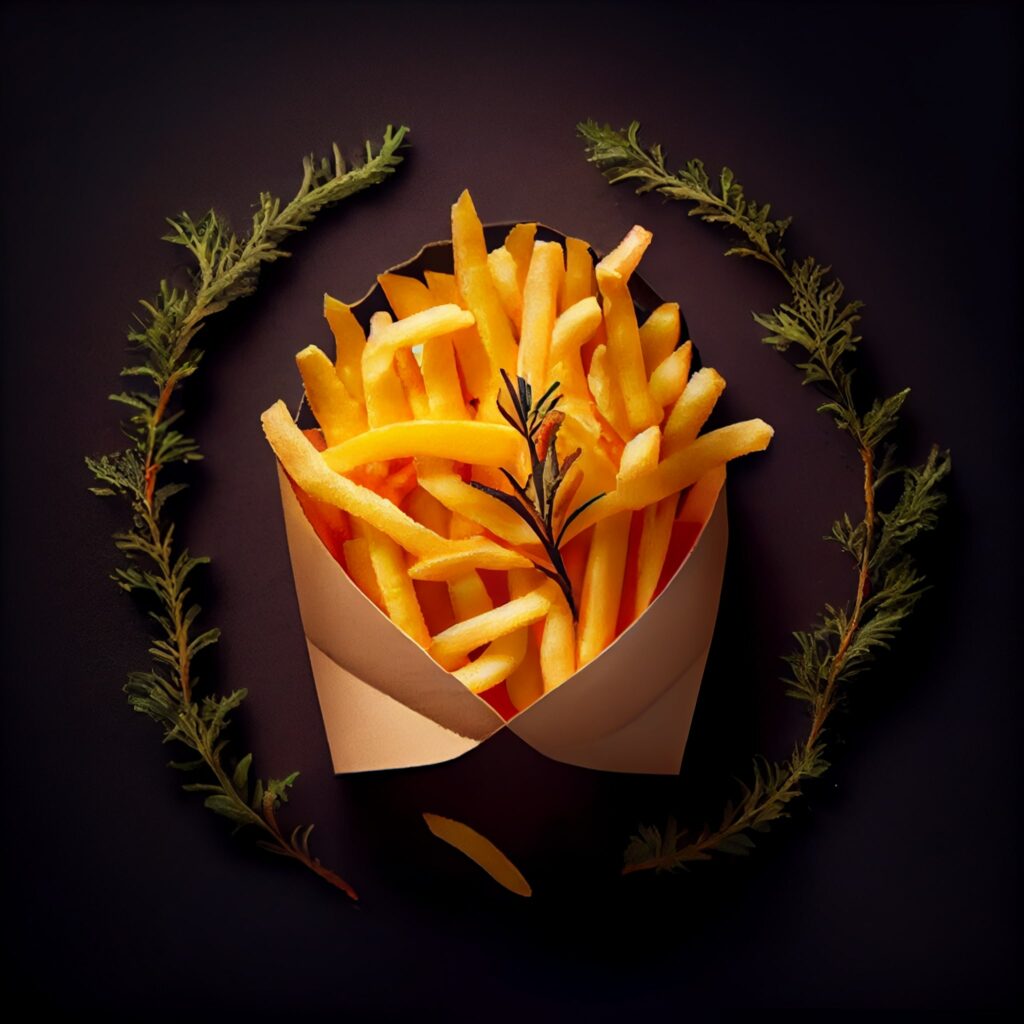 Realistic Fast Food Photographs Midjourney Prompt - MasterBundles