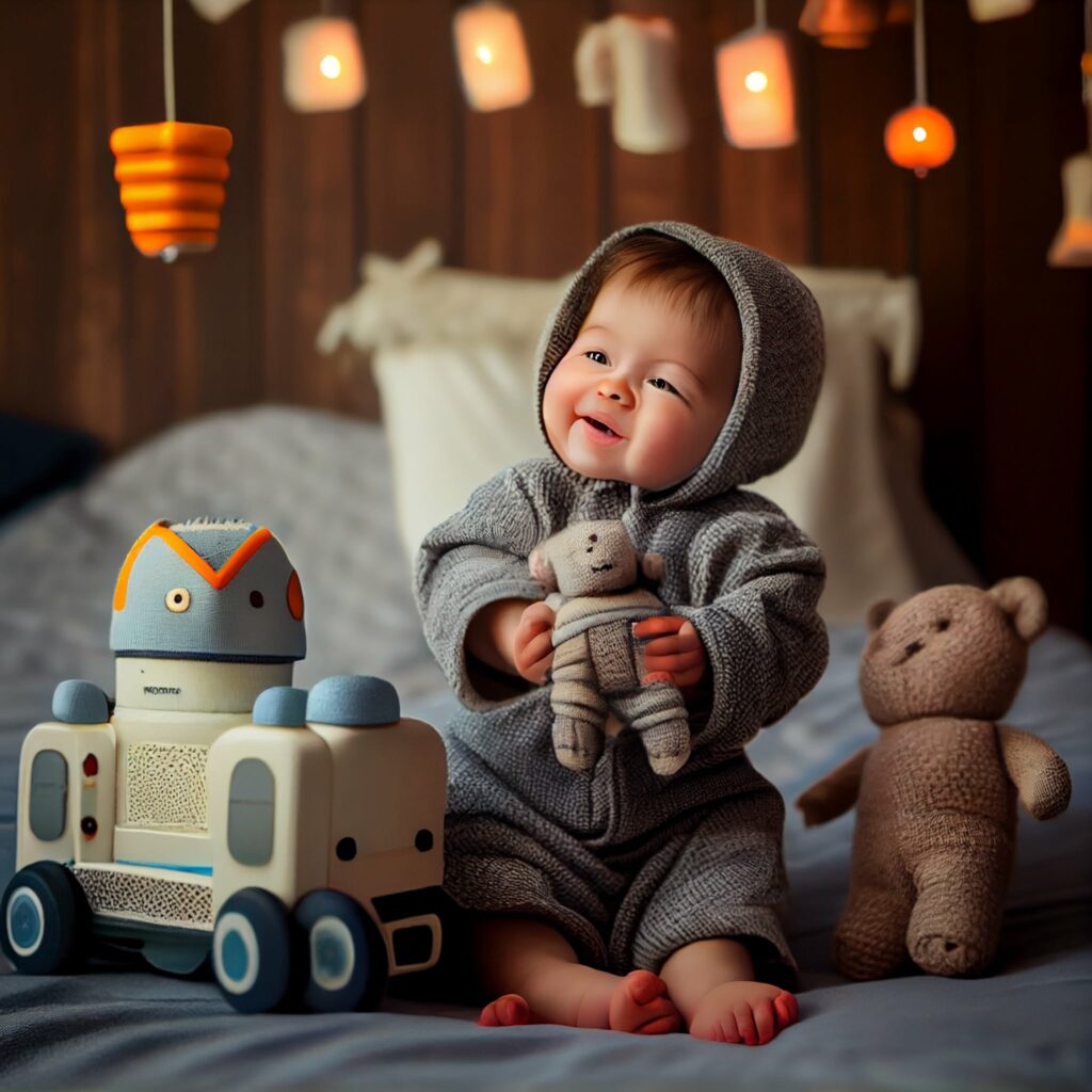 Cute Baby Boy Photographs Midjourney Prompt - MasterBundles
