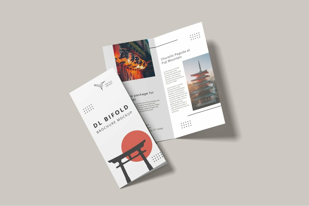 DL Bifold Brochure Mockup – MasterBundles