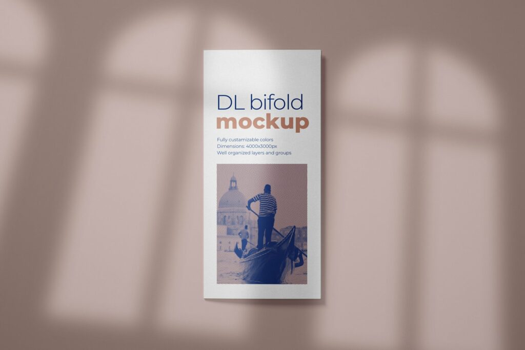 DL Bifold Brochure Mockup Set – MasterBundles