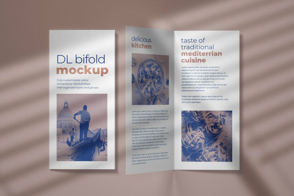 DL Bifold Brochure Mockup Set – MasterBundles