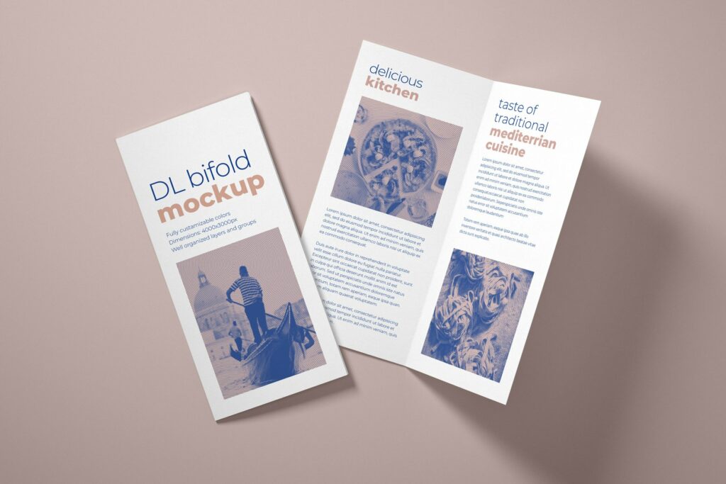DL Bifold Brochure Mockup Set – MasterBundles