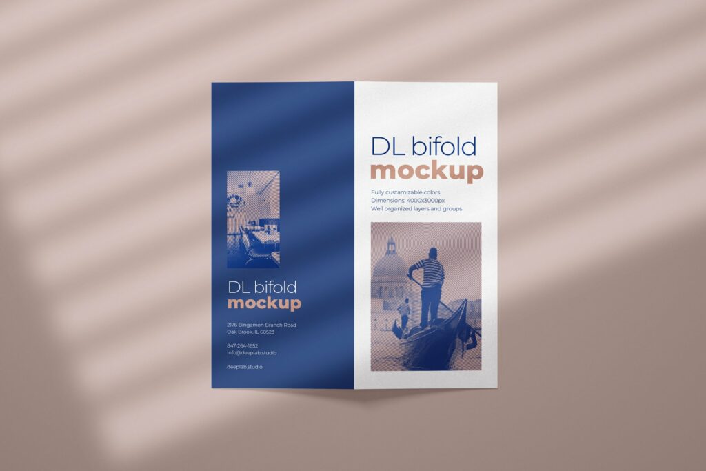 DL Bifold Brochure Mockup Set – MasterBundles