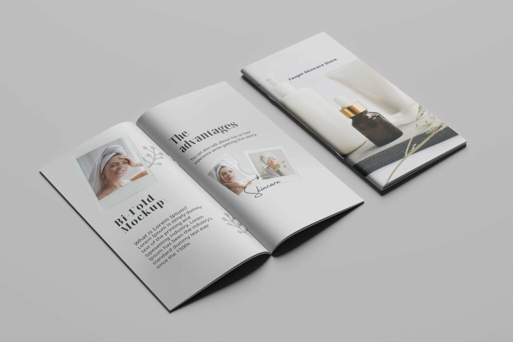 DL Brochure / Magazine Mockup – MasterBundles
