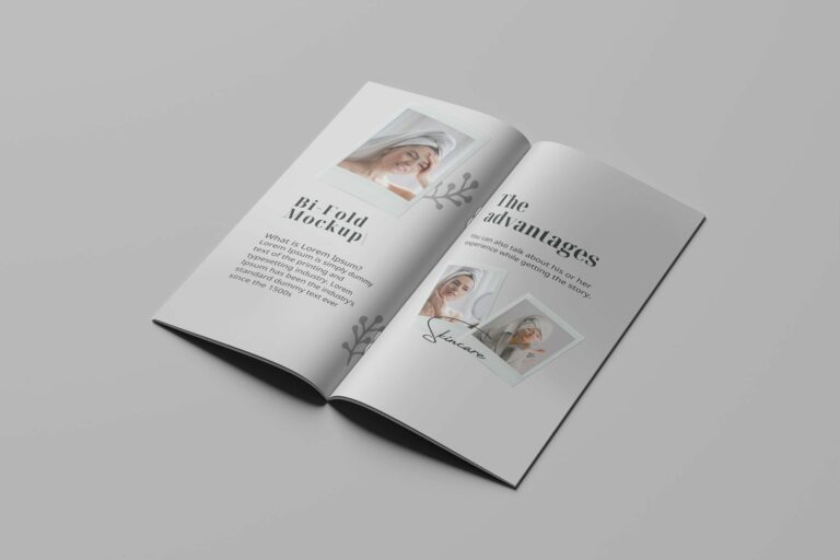 DL Brochure / Magazine Mockup – MasterBundles