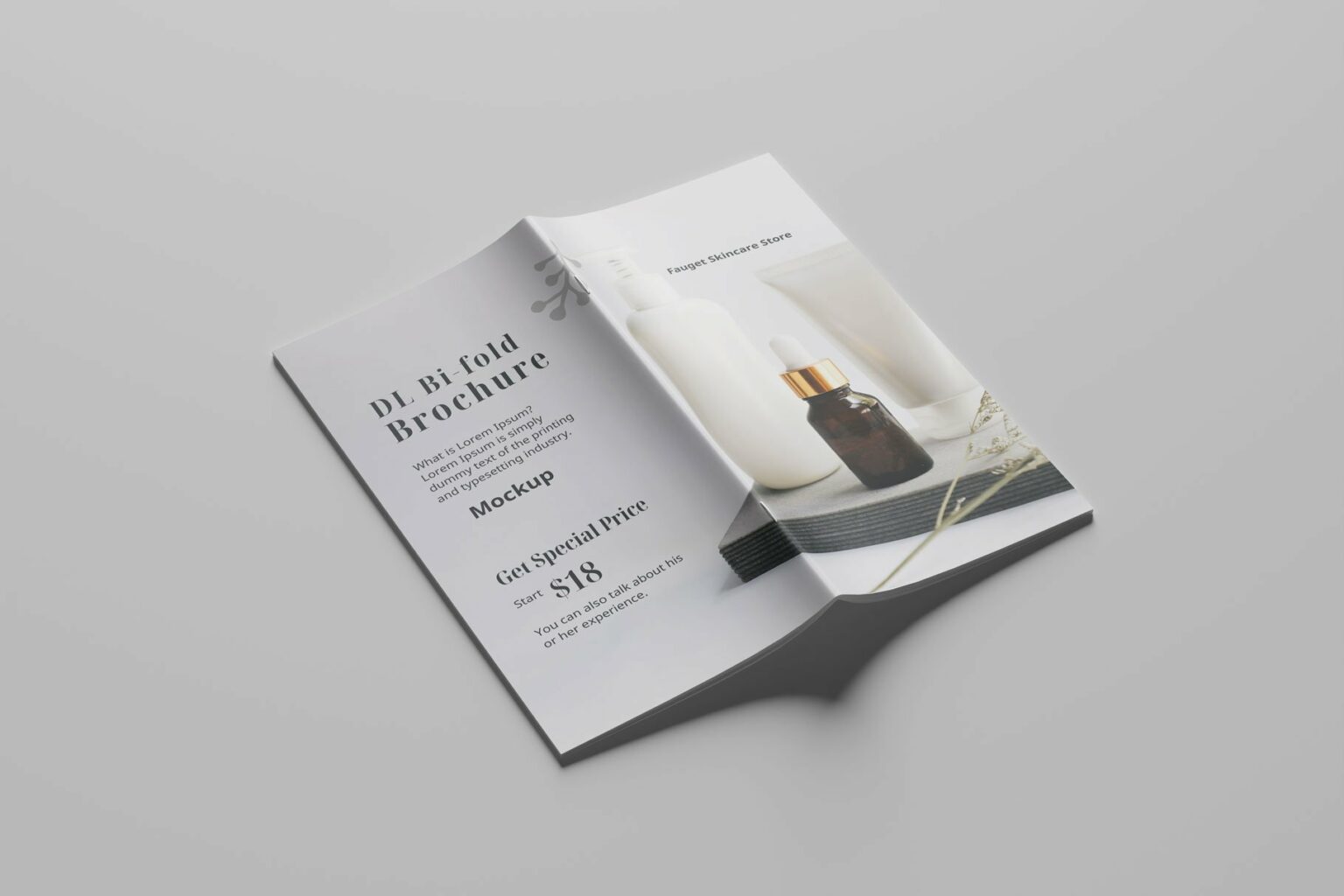 DL Brochure / Magazine Mockup – MasterBundles