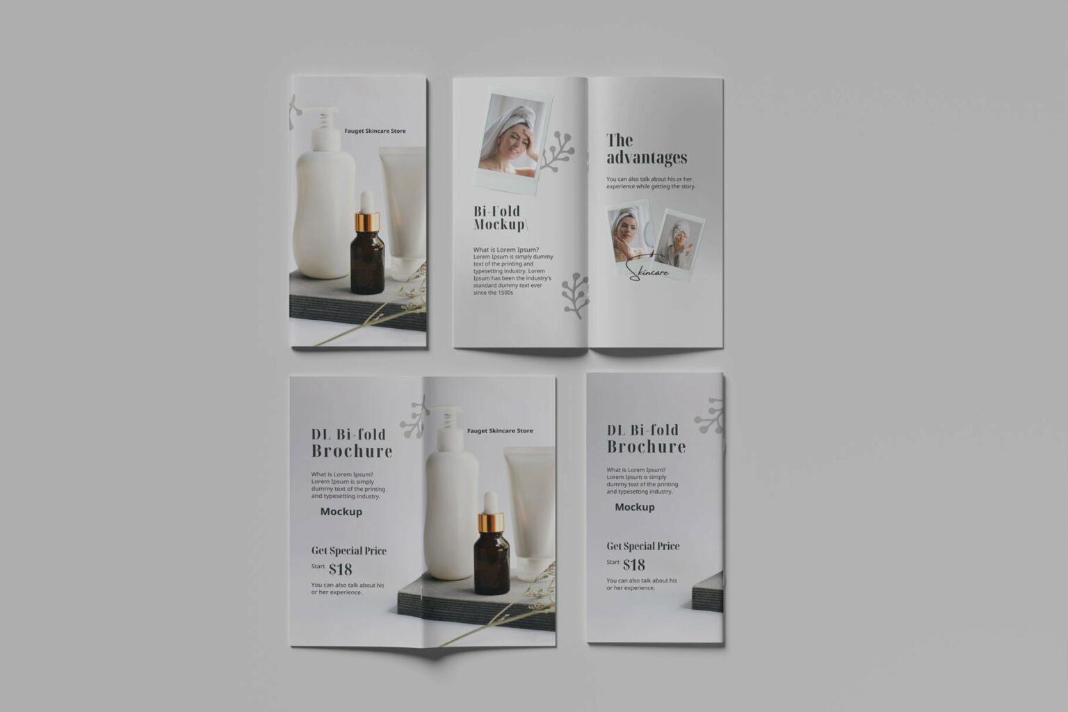 DL Brochure / Magazine Mockup – MasterBundles