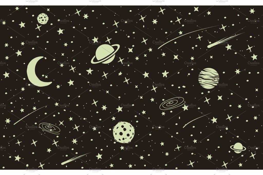 Vintage space background – MasterBundles