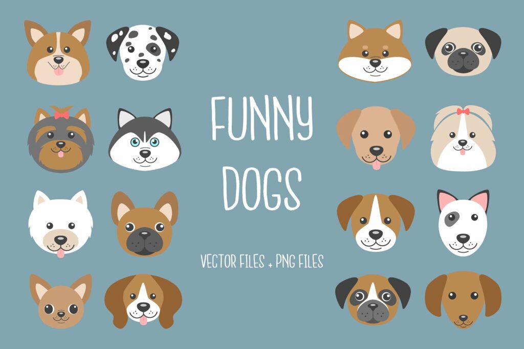 Funny Dogs – MasterBundles
