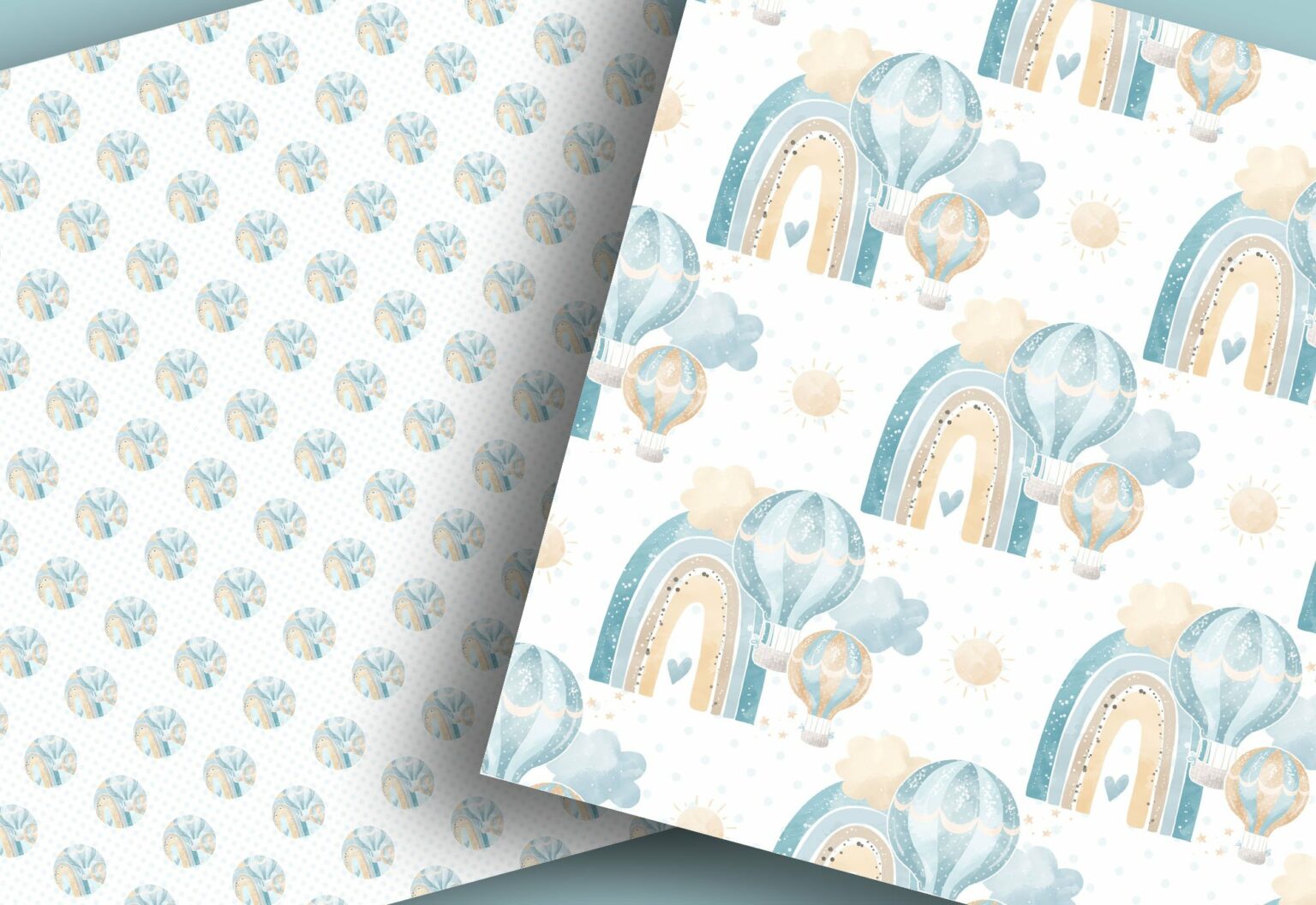 Baby Elephant Boy digital papers – MasterBundles