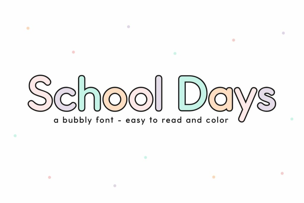 School Font Bundle | 10 Fonts – MasterBundles