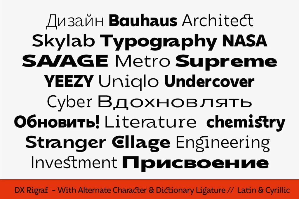 75% OFF DX Rigraf - 18 Font – MasterBundles