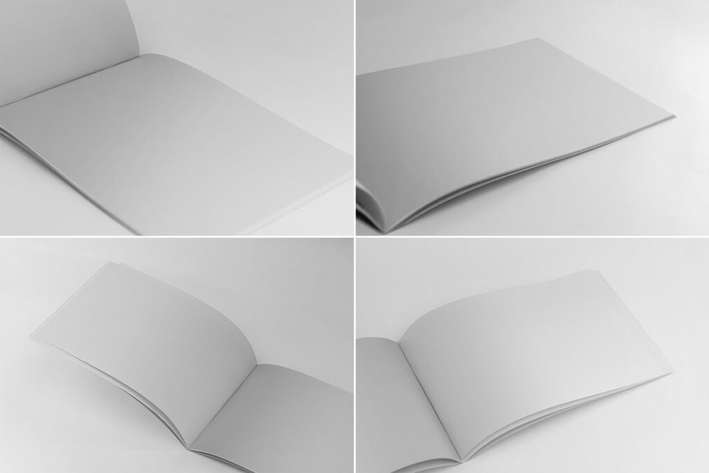 US Half-Letter Brochure Mockups – MasterBundles
