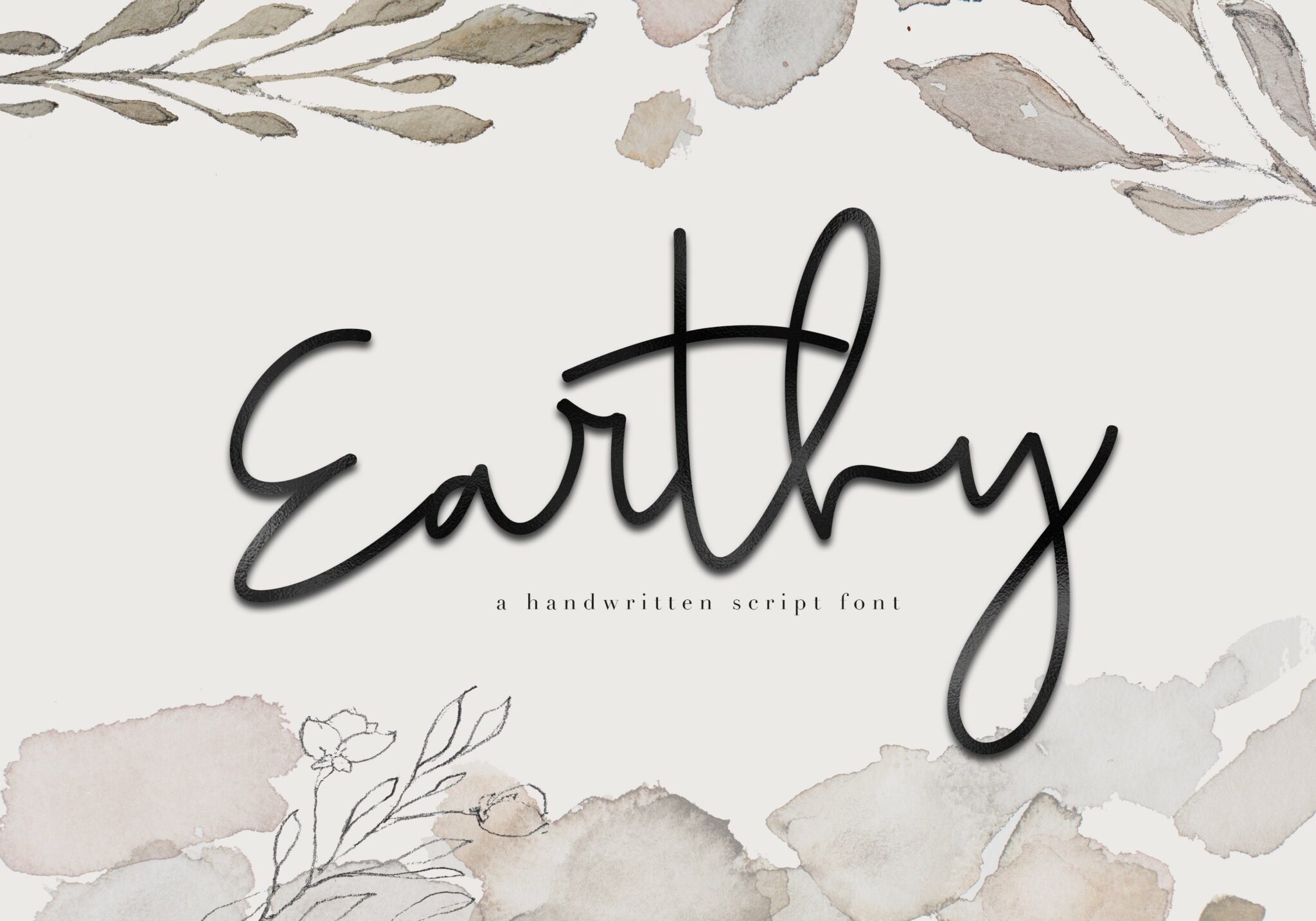 Earthy - A Handwritten Script Font – MasterBundles