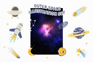 Universe Outer Space Illustration – MasterBundles