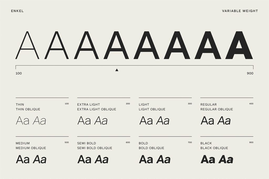 ENKEL Variable Sans Serif – MasterBundles