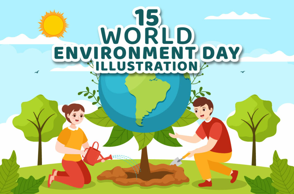15 World Environment Day Illustration - MasterBundles