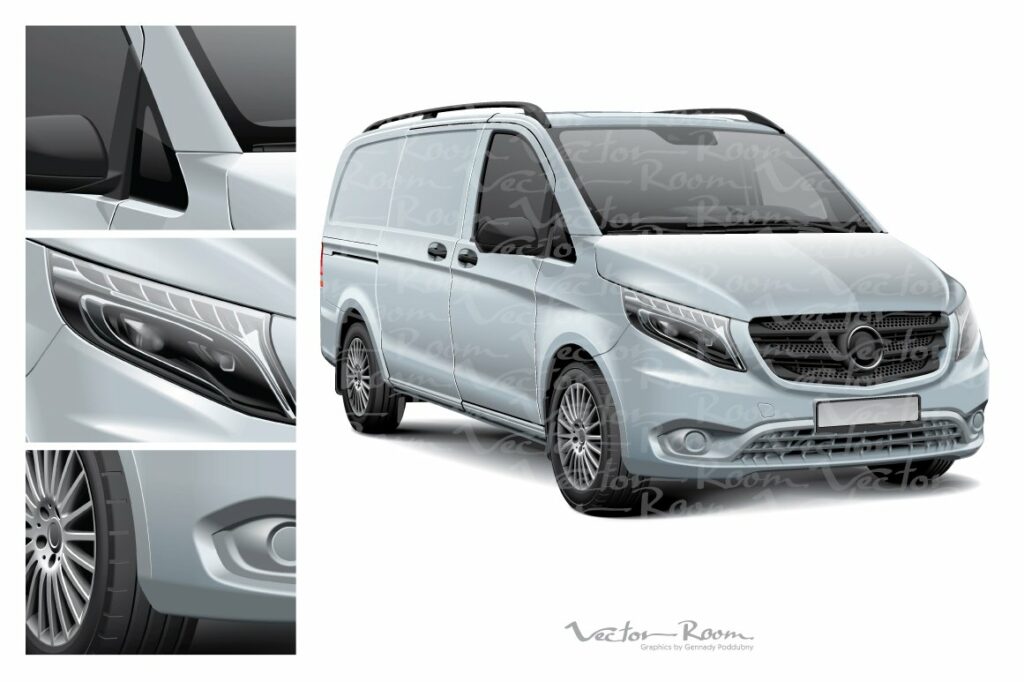 European Light Commercial Van Mockup – MasterBundles