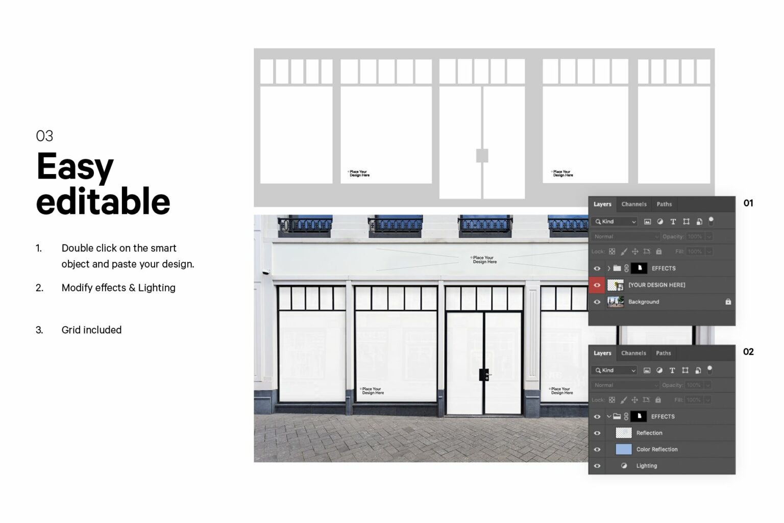 Store Window Sticker Mockup – MasterBundles