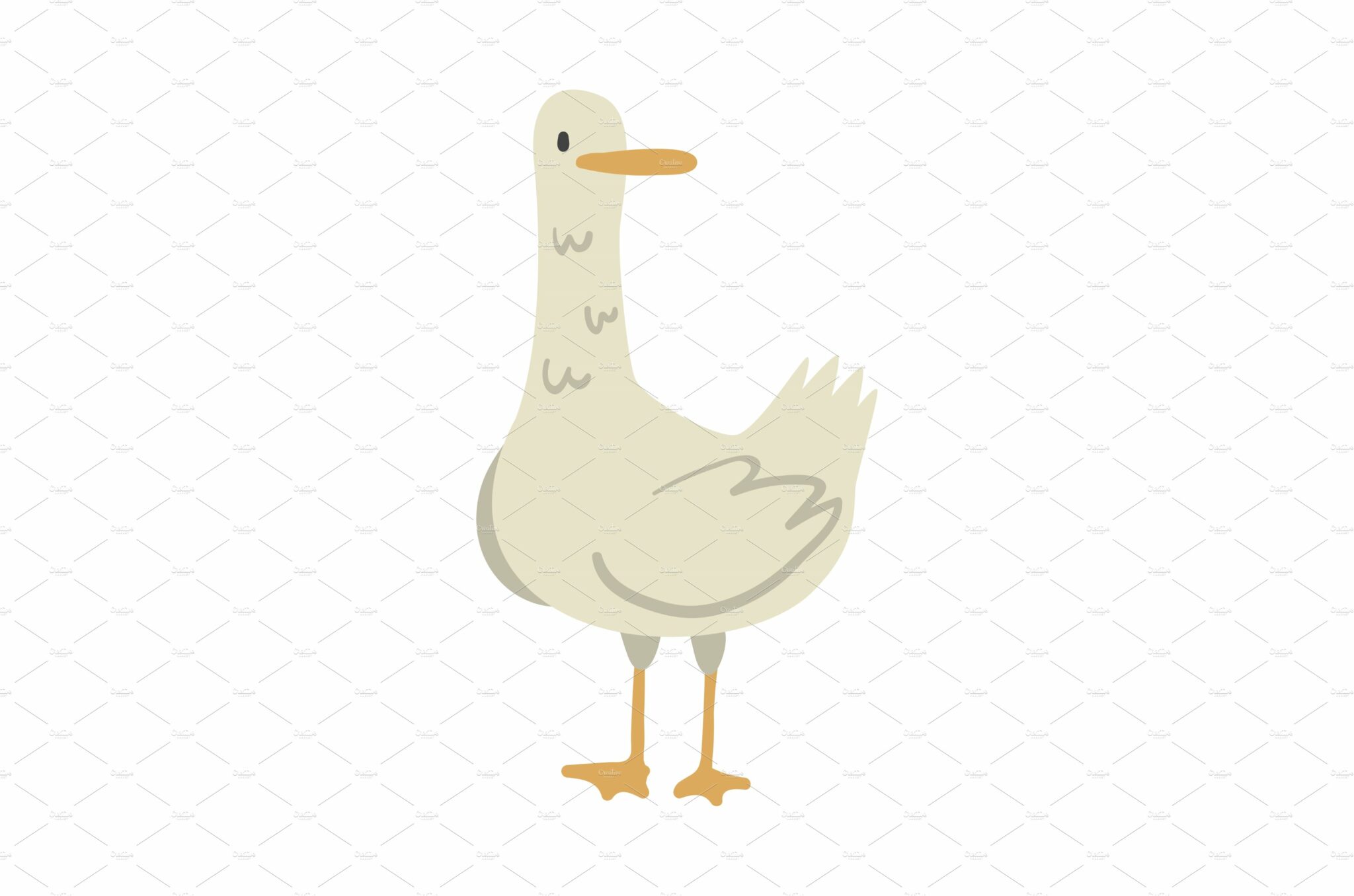 Cute Goose Farm Bird, Poultry – MasterBundles