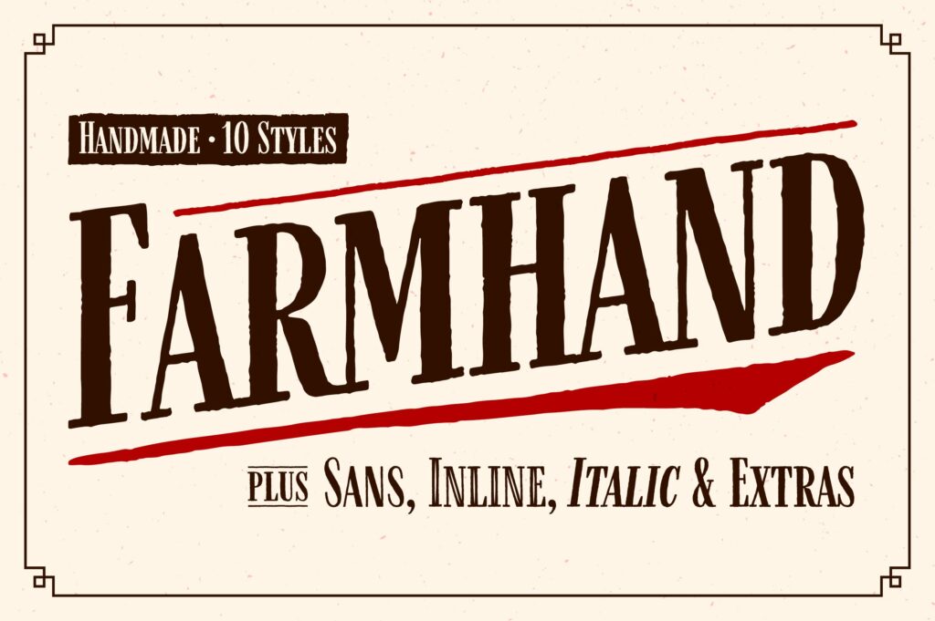 Farmhand Font Family – MasterBundles