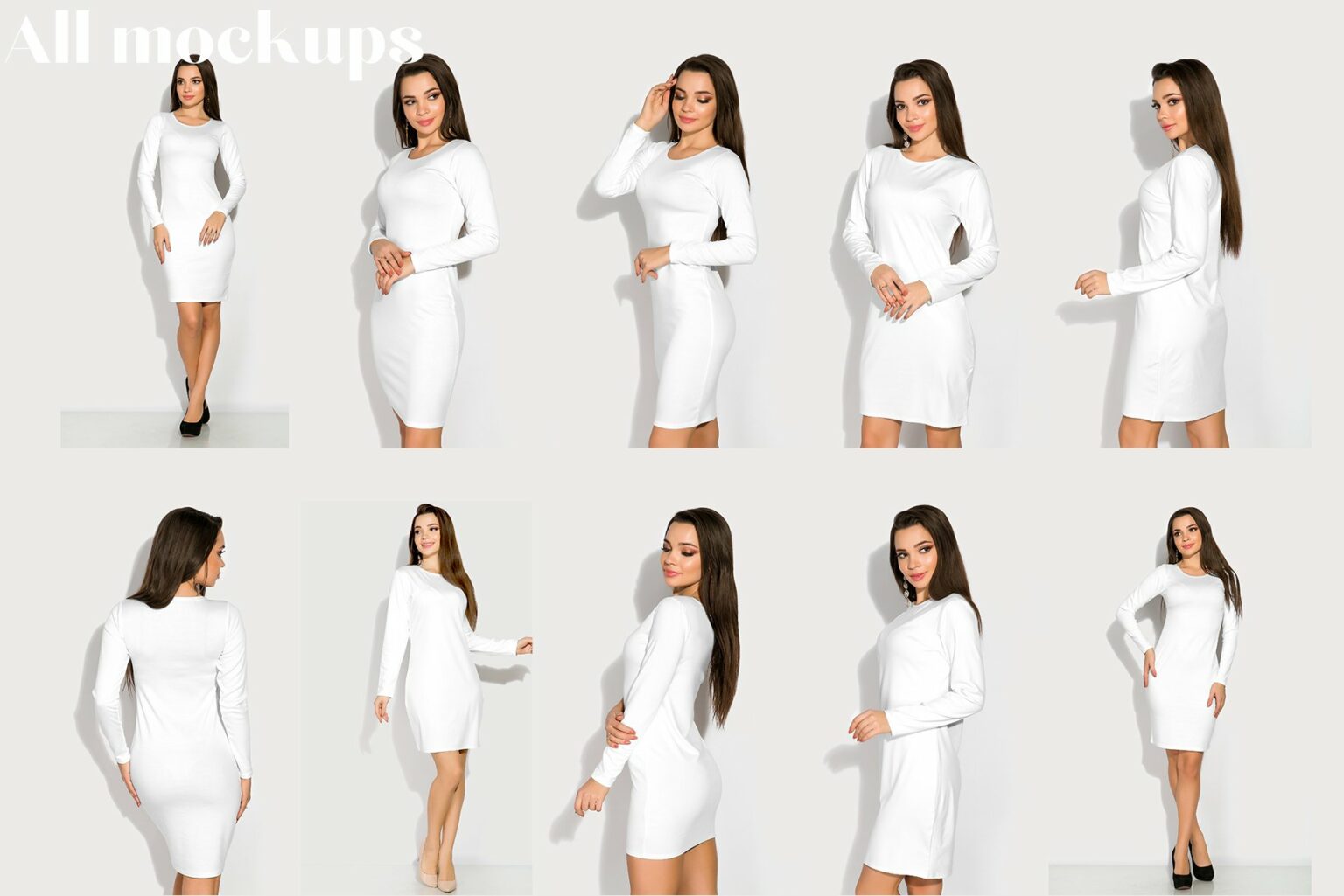 Female Dress Mockup Bundle – MasterBundles