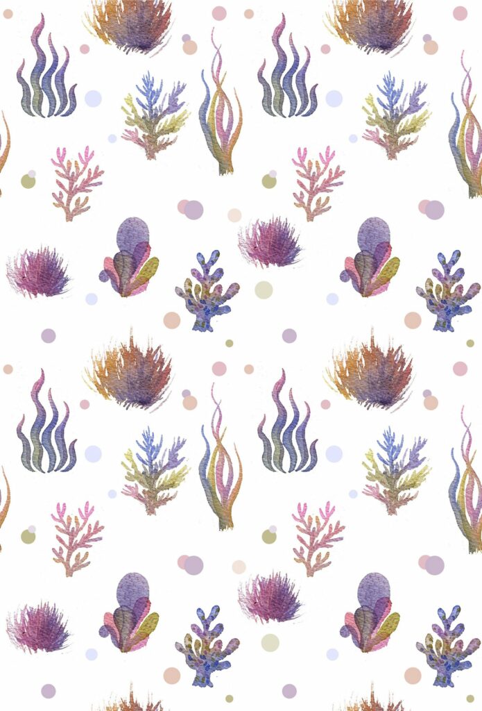 Set of seaweed and sea creatures – MasterBundles