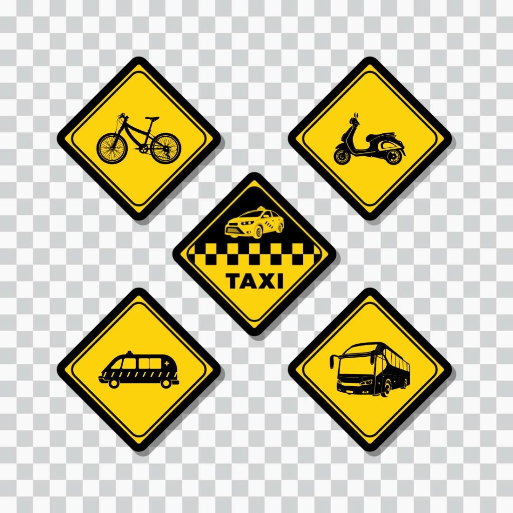Transportation zone sign and symbol graphic design vector illustration ...