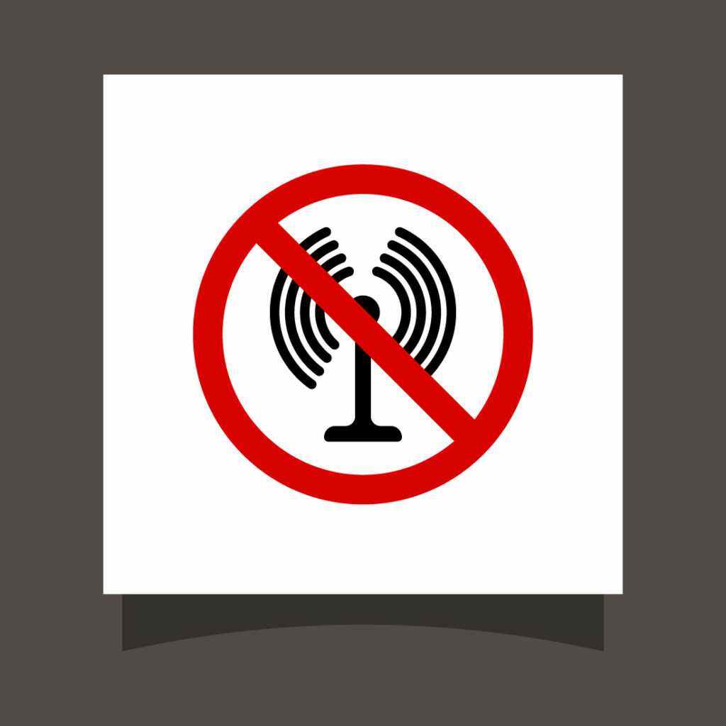 Warning with device icons video sign and symbol graphic design vector ...