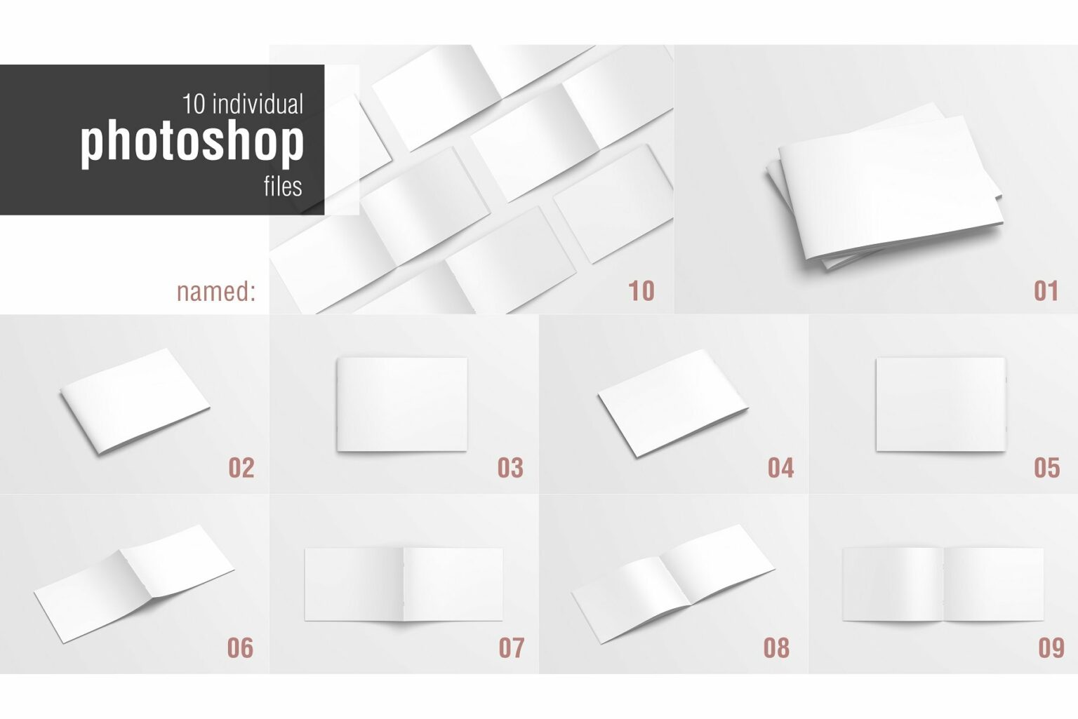 A4 Landscape Brochure Mockup – MasterBundles