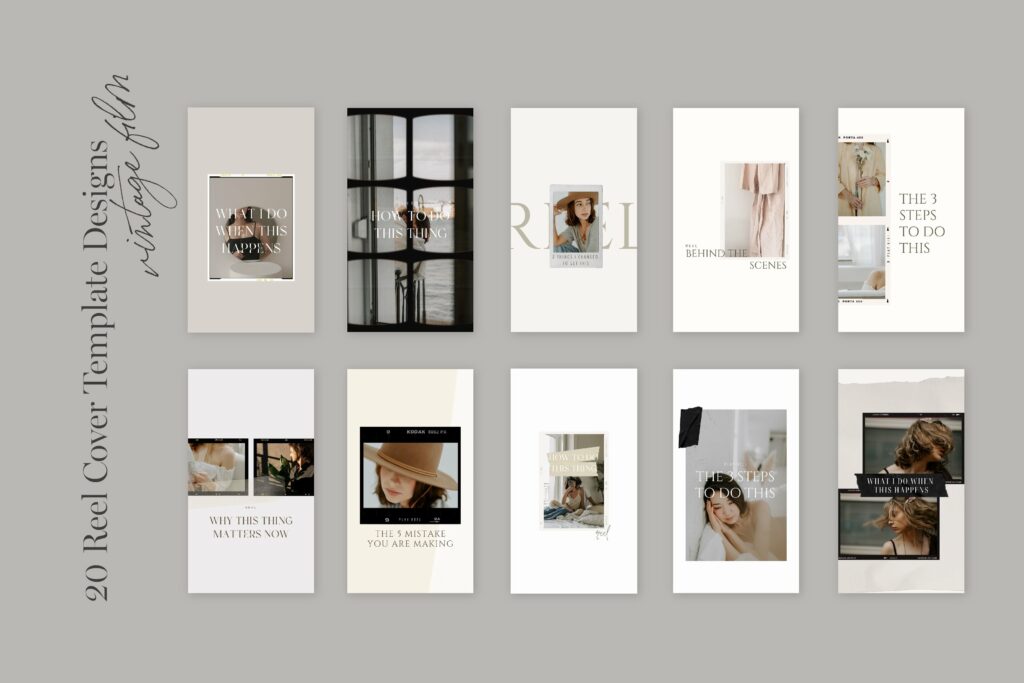 Vintage Film Instagram Reel Covers – MasterBundles