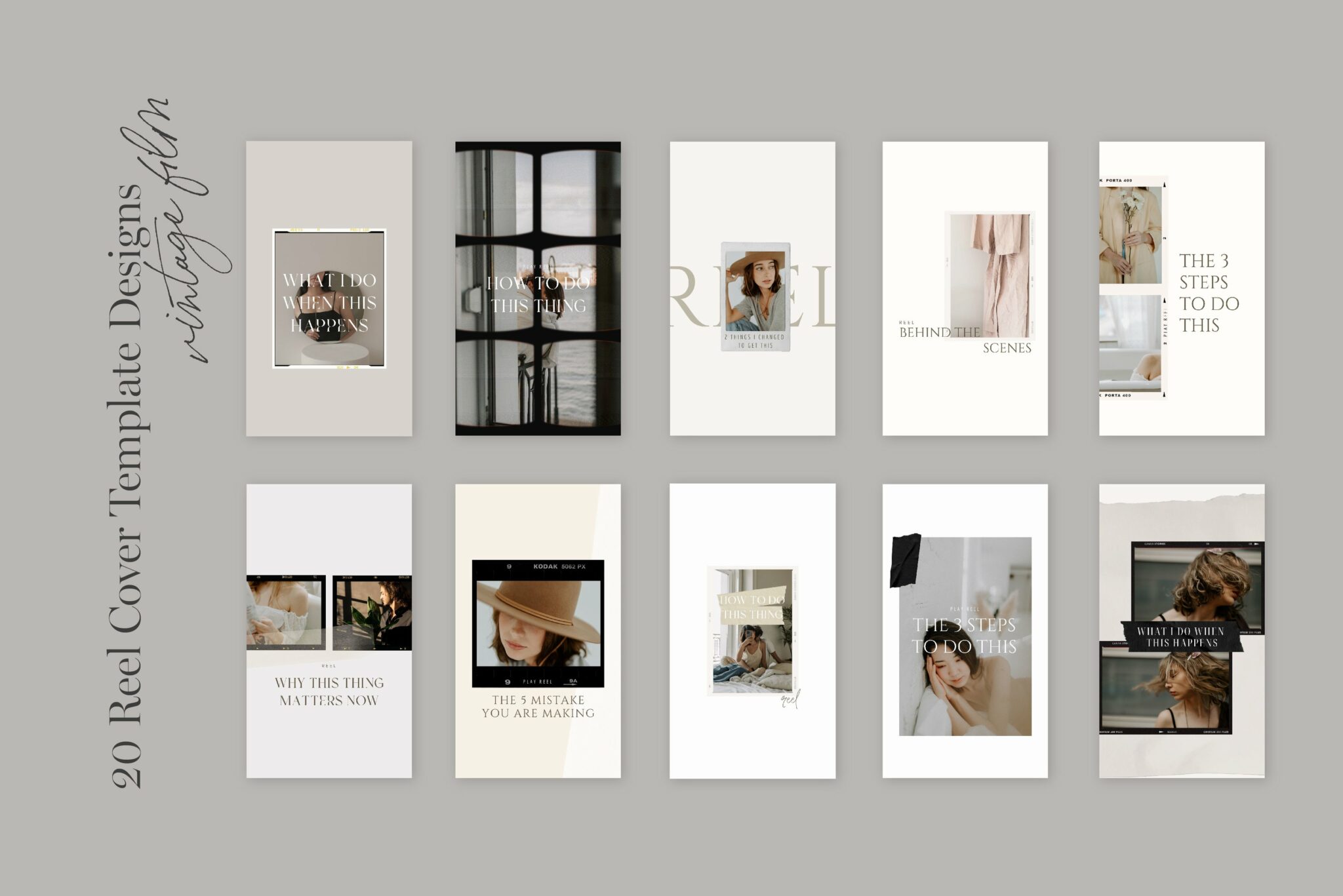 Vintage Film Instagram Reel Covers – MasterBundles