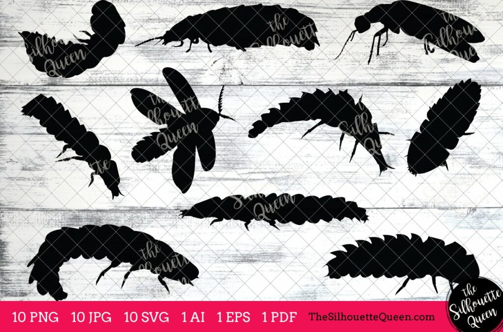 Firefly Silhouette Clipart Vector – MasterBundles