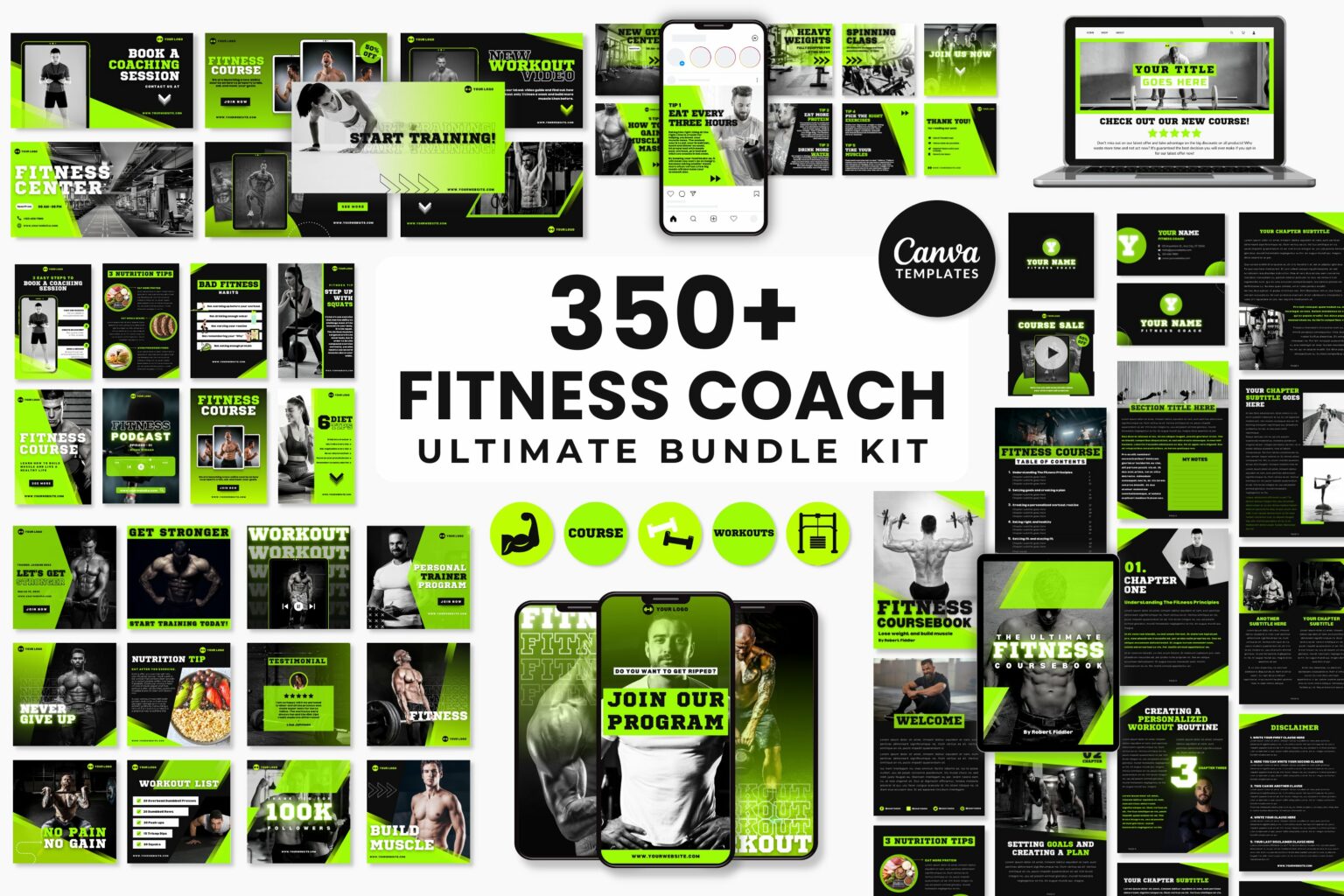 Fitness Coach Social Media Bundle – MasterBundles