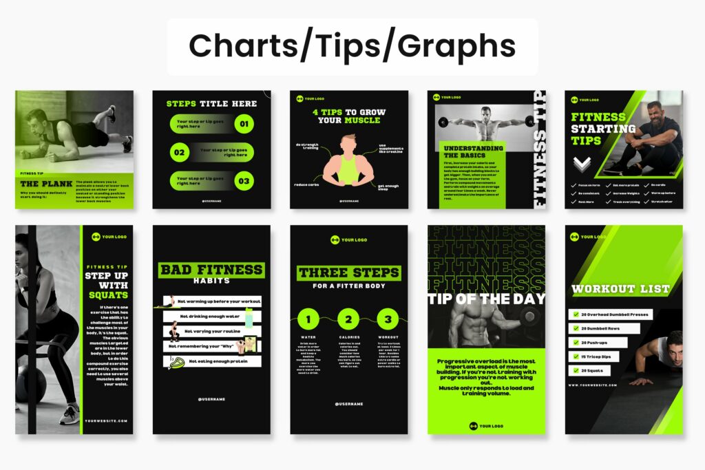 Fitness Coach Social Media Bundle – MasterBundles