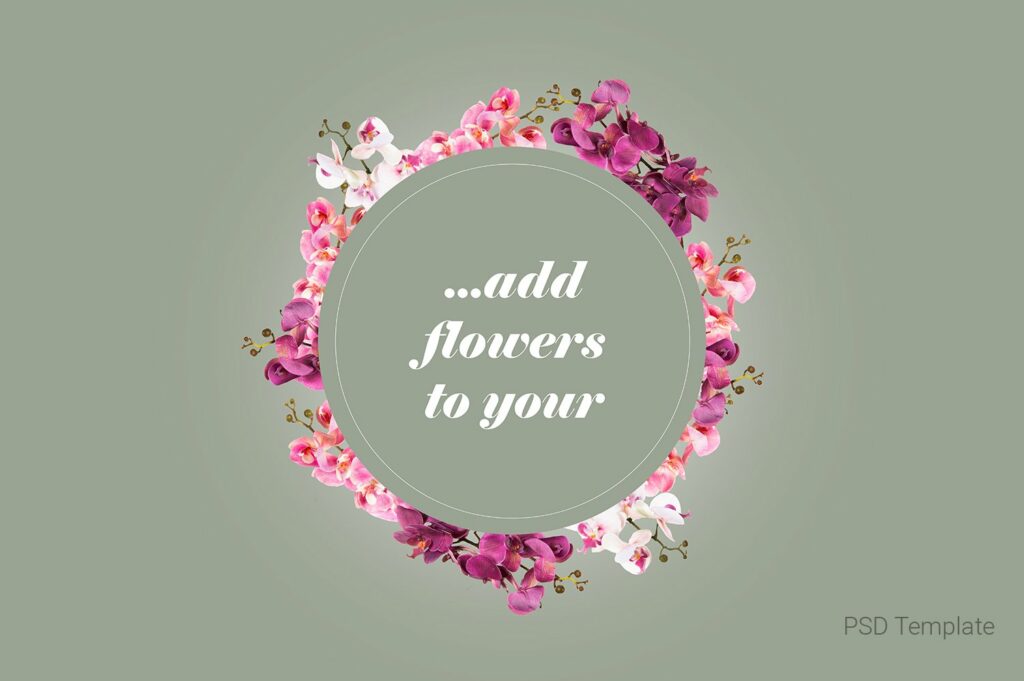 Flowers Scene Creator Mockup Set – MasterBundles