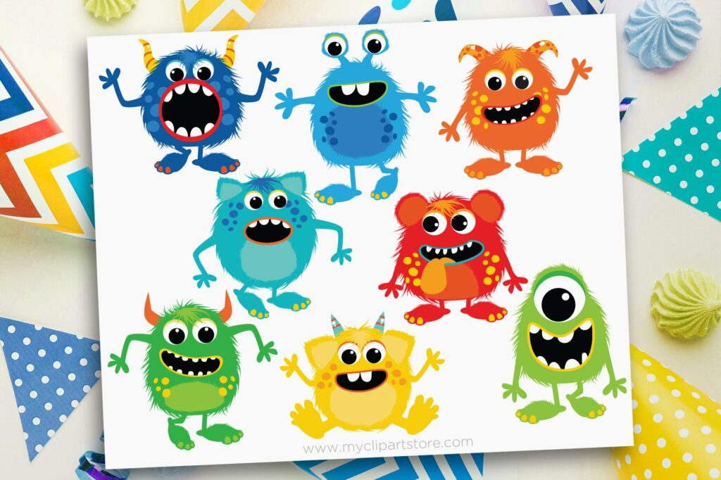 Fluffy Monsters (Boy), SVG – MasterBundles