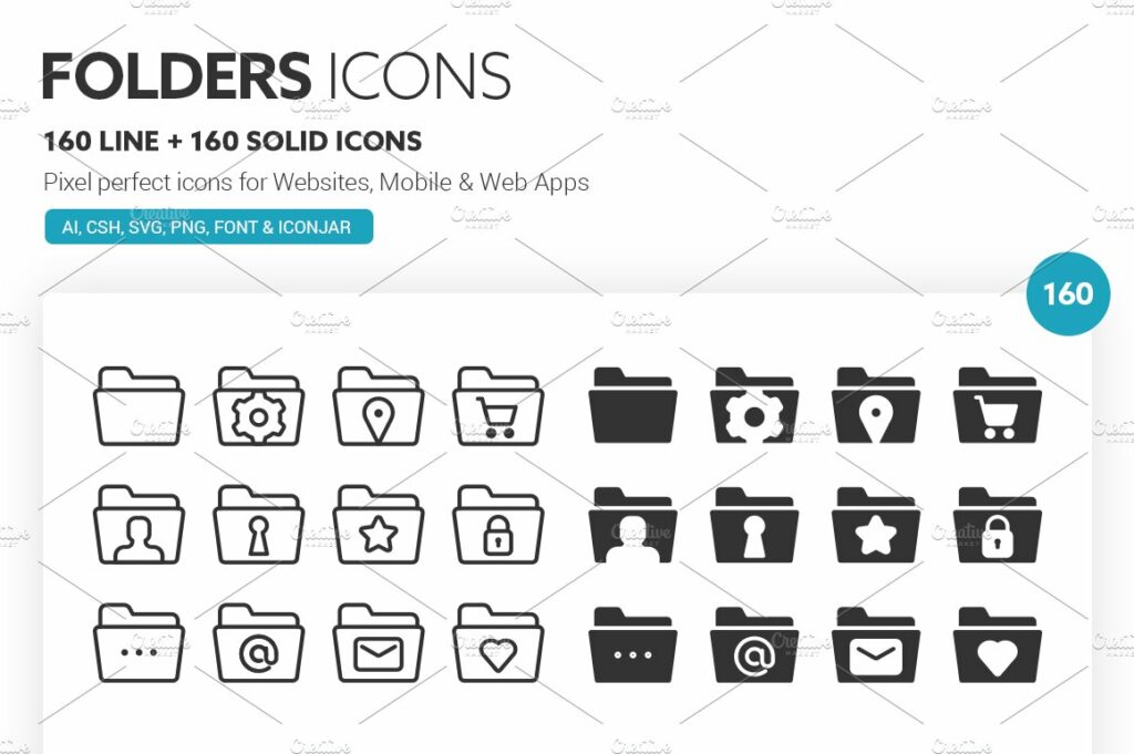 Folders Icons – MasterBundles