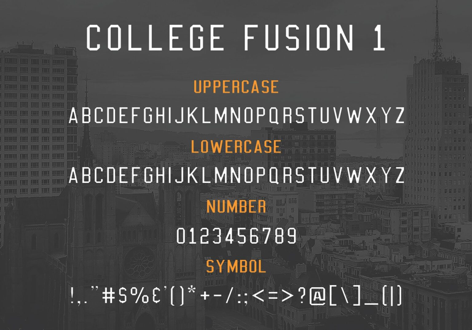 College Fusion Font Combo – MasterBundles