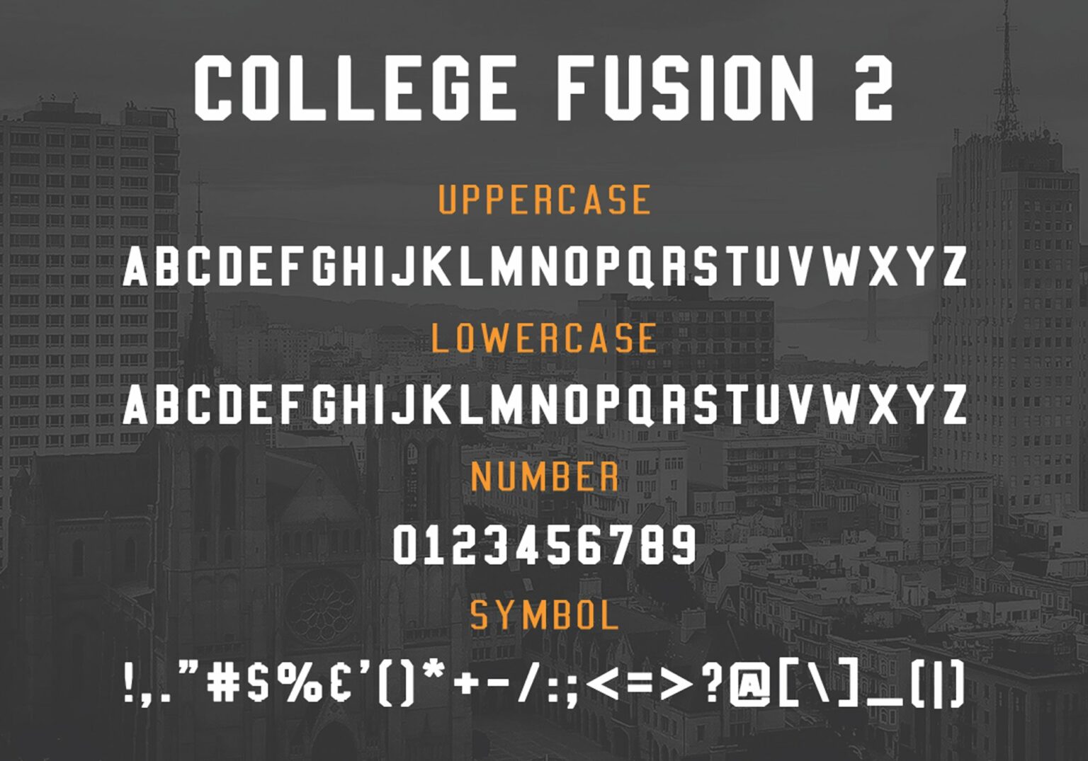 College Fusion Font Combo – MasterBundles