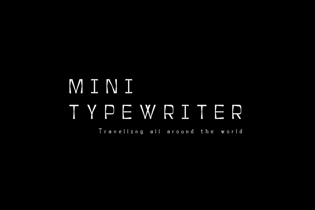 Typerisme - A modern typewriter font – MasterBundles