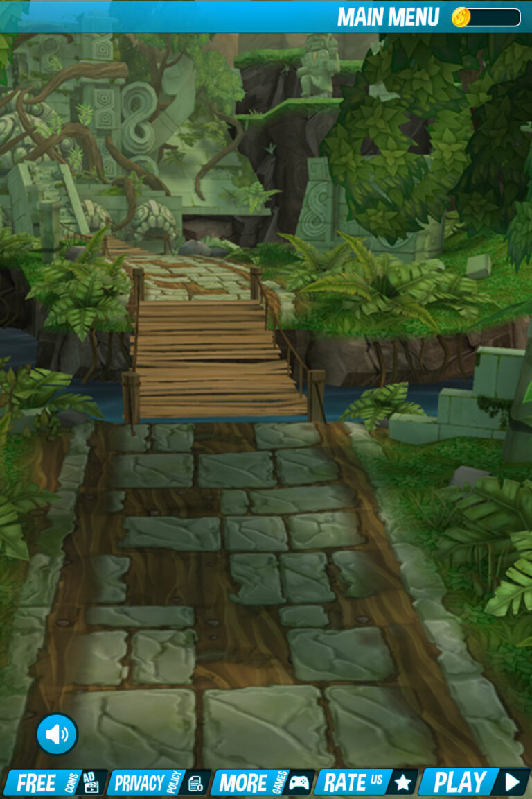 Forest Game UI Editable Template - MasterBundles