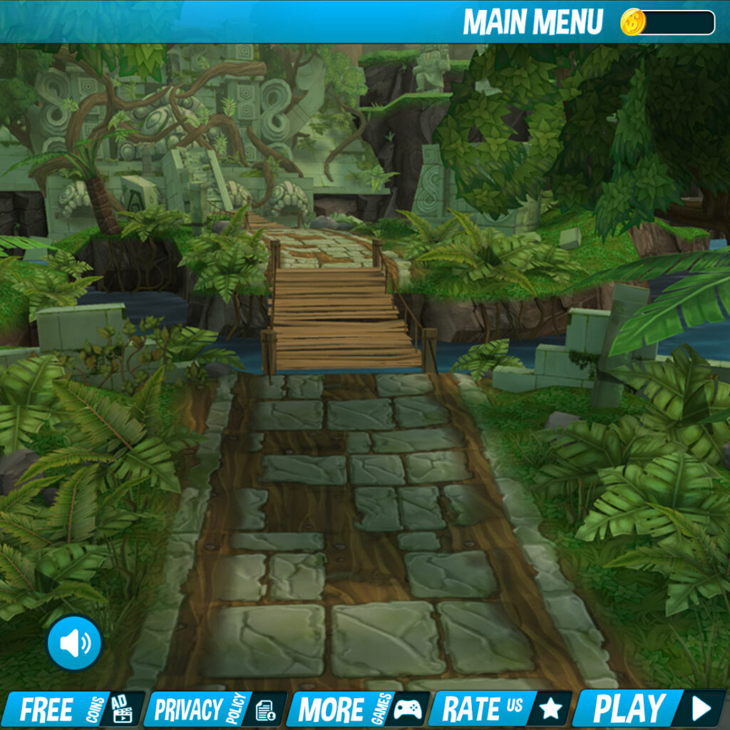 Forest Game UI Editable Template - MasterBundles