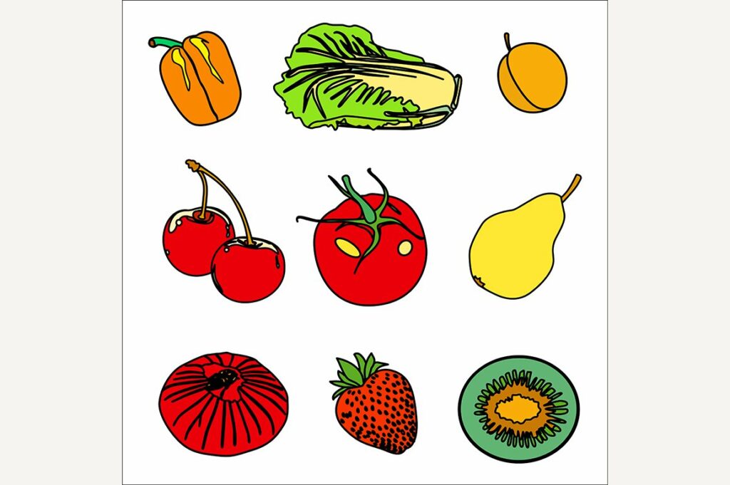 Set of Fruits – MasterBundles